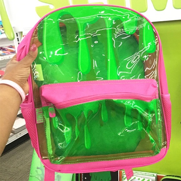 Nickelodeon | Bags | Nickelodeon Slime Backpack Neon Pinkgreen | Poshmark
